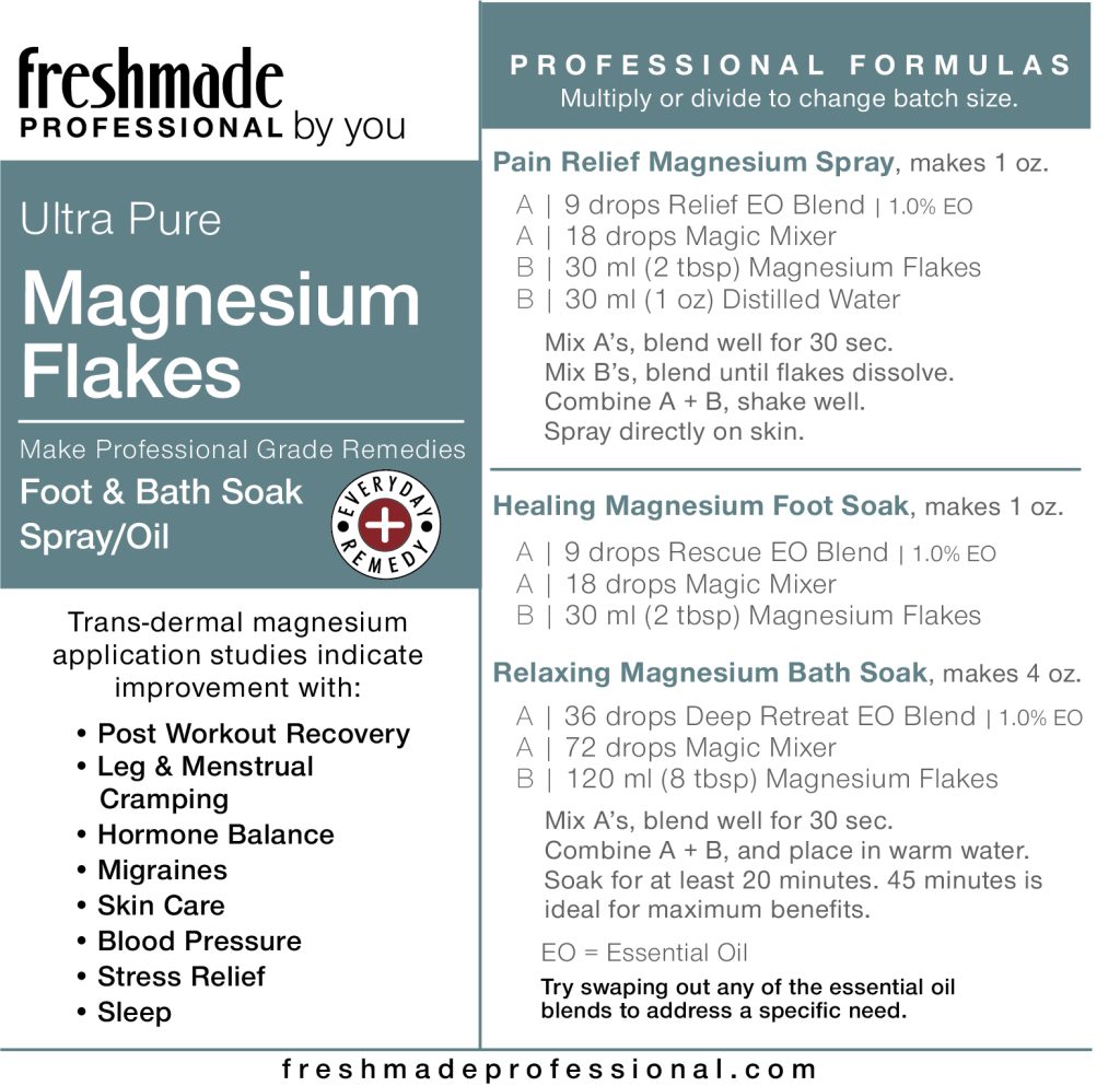 Magnesium Flakes - Freshmade Professional